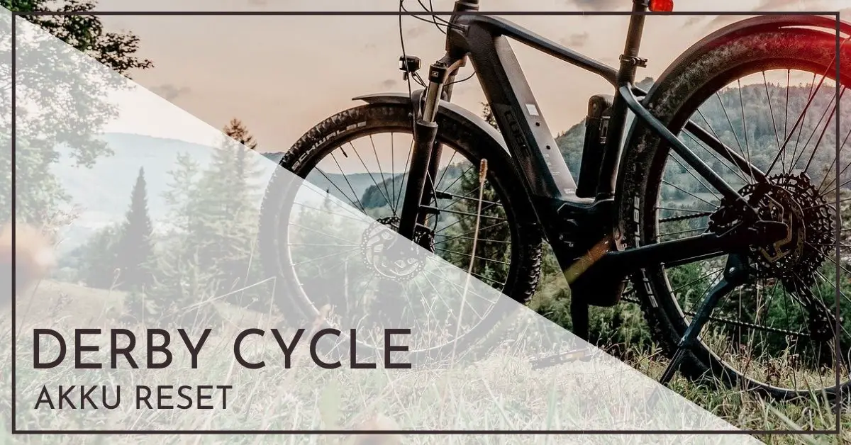 Derby Cycle Akku Reset in 3 einfachen Schritten - Mehr Leistung gewinnen
