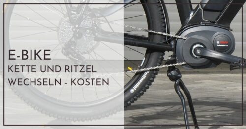 E-Bike Kette und Ritzel wechseln - Das sind die Kosten