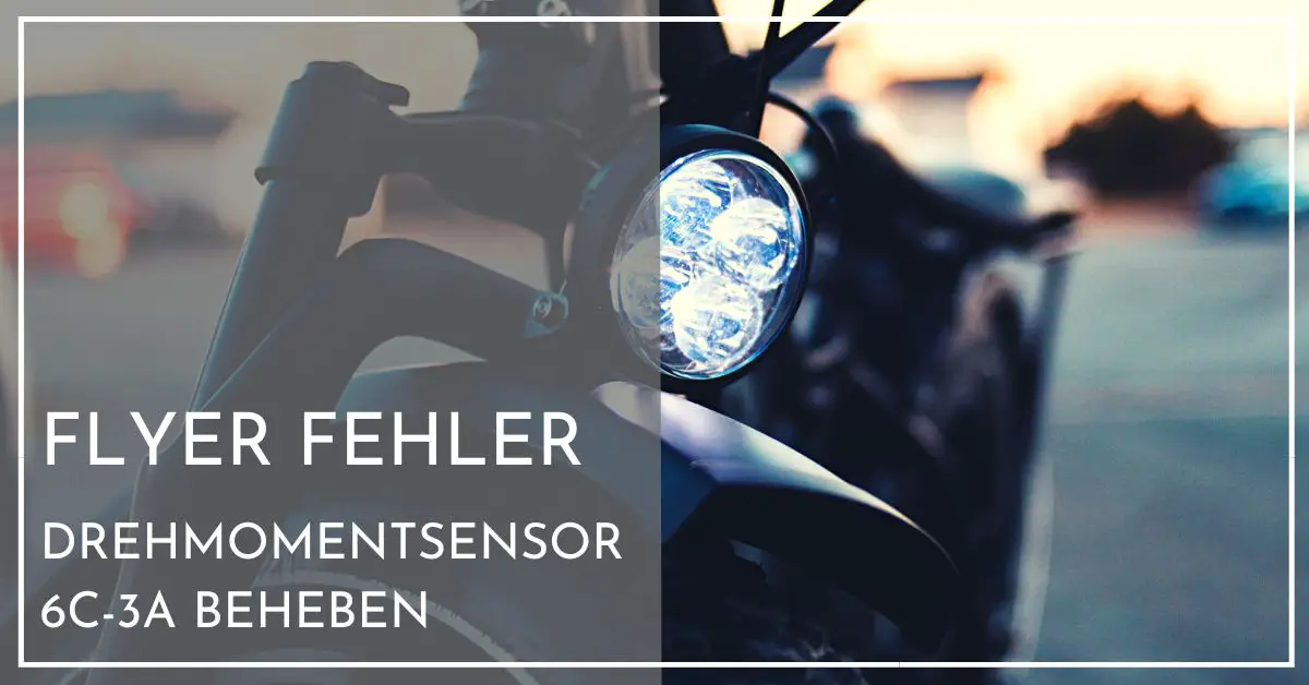 Flyer Fehler Drehmomentsensor 6C-3A beheben